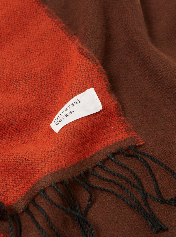 Buy the Universal Works Scarf - Rust / Brown | Jingo Clothing