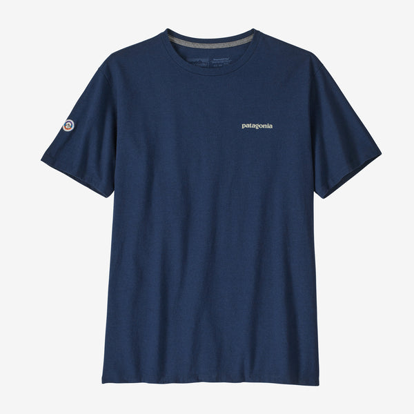 Buy the Patagonia Fitz Roy Icon T-Shirt - Lagom Blue | Jingo Clothing