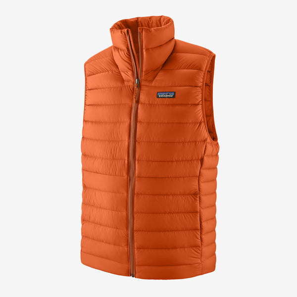 Buy the Patagonia Down Sweater Vest - Redtail Rust | Jingo Clothing