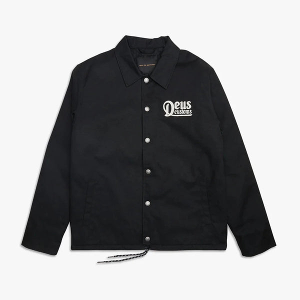 Buy the Deus Breeze Coach Jacket - Black | Jingo Clothing