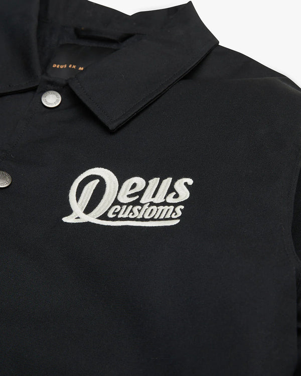 Buy the Deus Breeze Coach Jacket - Black | Jingo Clothing