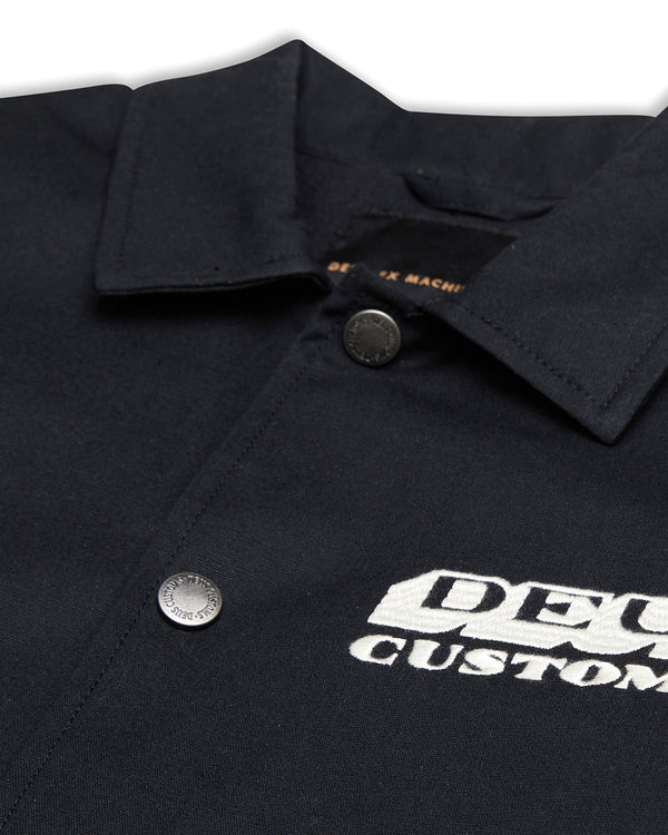 Buy the Deus Amped Coach Jacket - Black | Jingo Clothing
