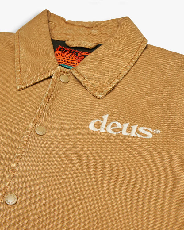 Buy the Deus Records Canvas Coach - Dijon | Jingo Clothing